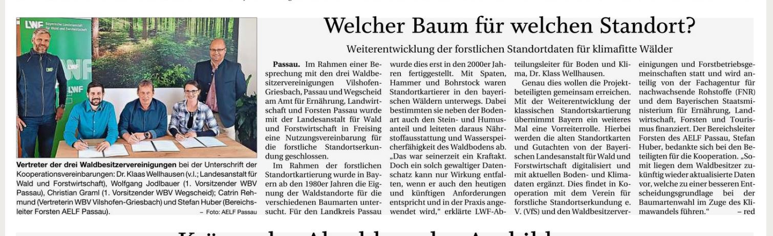 Initiative zur Sicherung und Weiterentwicklung der forstlichen ...